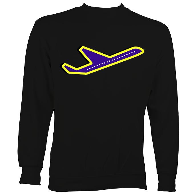 Simple Aircraft Design Sweatshirt - Aviation Clothing 24