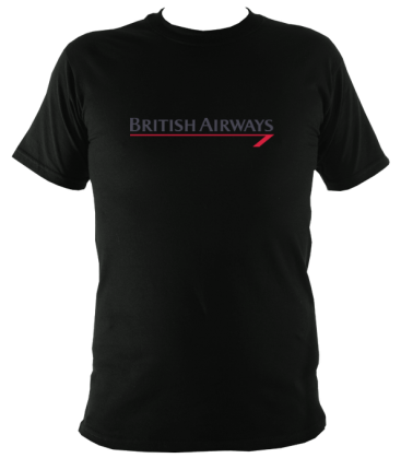Retro British Airways BA Logo T-Shirt - Aviation Clothing 24