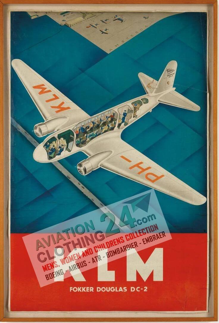 Retro Reproduced Aviation / Aerospace Posters in A4 Size - KLM, British ...